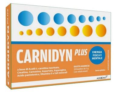 Carnidyn Plus Integratore Stanchezza Fisica e Mentale 18 Compresse ...