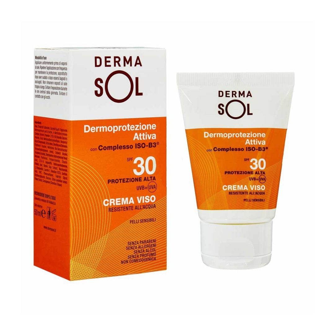 Dermasol Crema Viso Protezione Alta 50 Ml | farmaciaeuropea.it