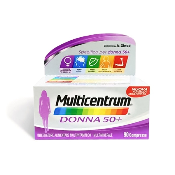 Multicentrum Vitamine Minerali Donna 50... | farmaciaeuropea.it